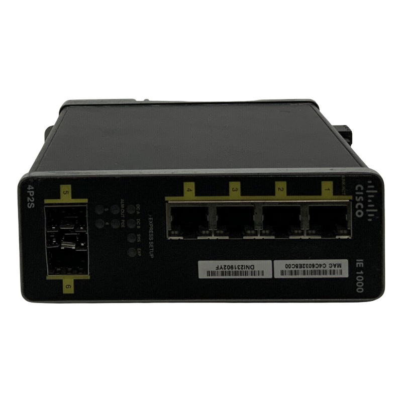 Cisco IE-1000-4P2S-LM 6 Ports Ethernet Switch. Refurbished
