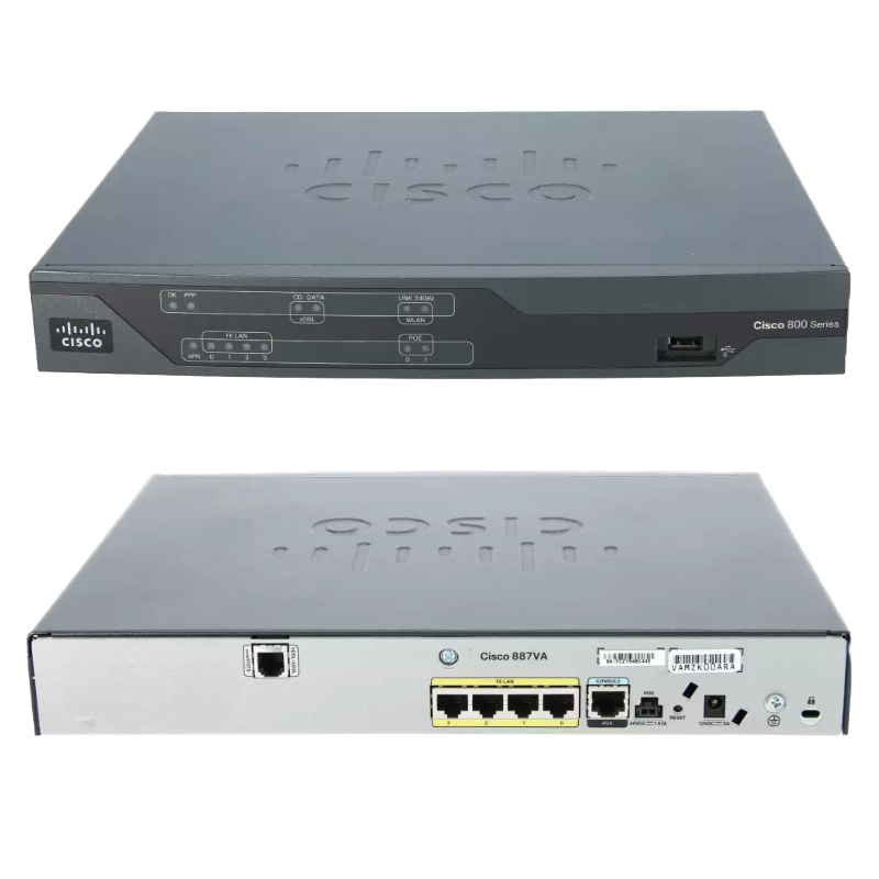 Cisco C887VA-K9 Integrated Services Routers. New