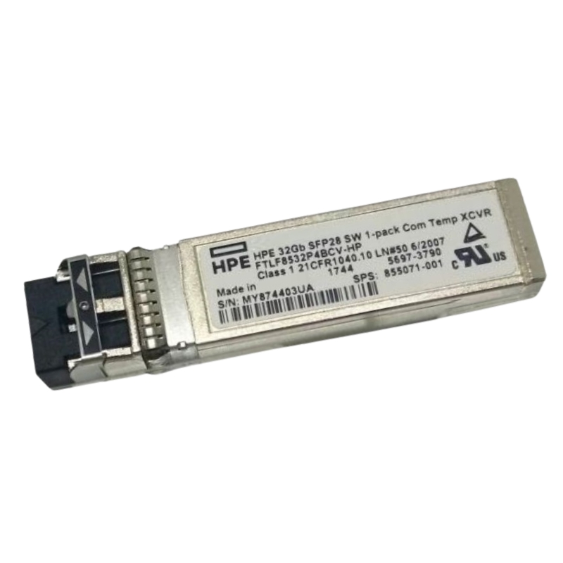 HPE P9H30A Short wave Fibre Channel 32GBPS SFP+ Refurbished