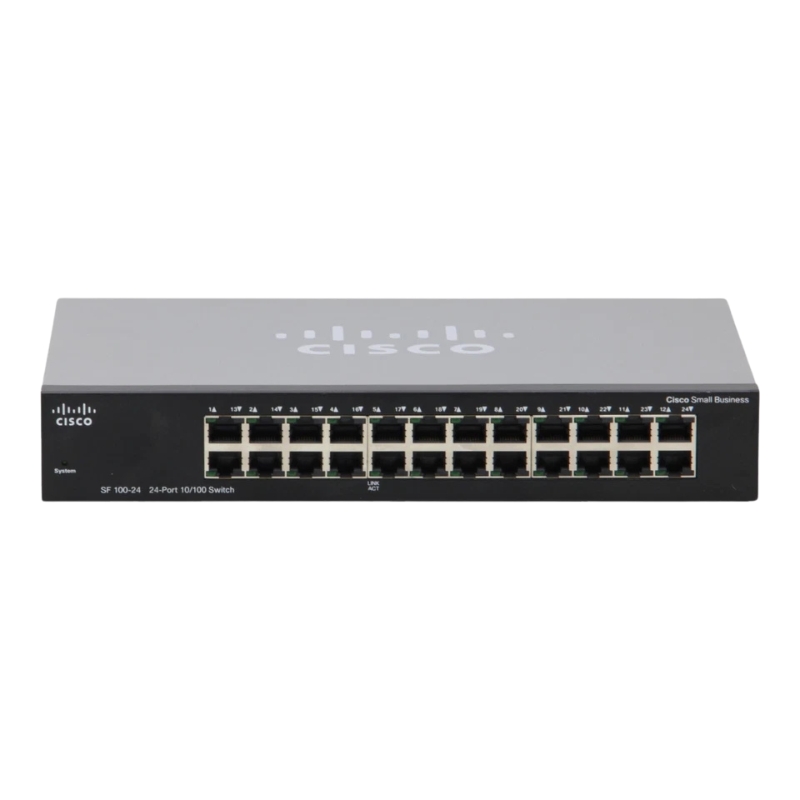Cisco SF100-24 Small Business 24 Ports Ethernet New