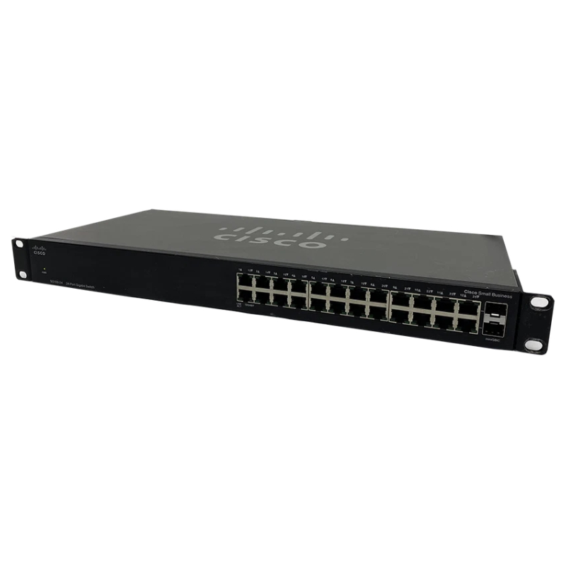 Cisco SG100-24-NA Small Business 24 Ports Unmanaged Refurbished
