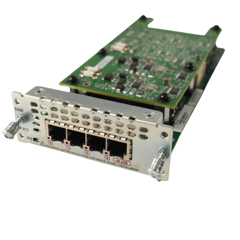 Cisco NIM-4FXO 4 Ports Interface Module. Excellent Refurbished
