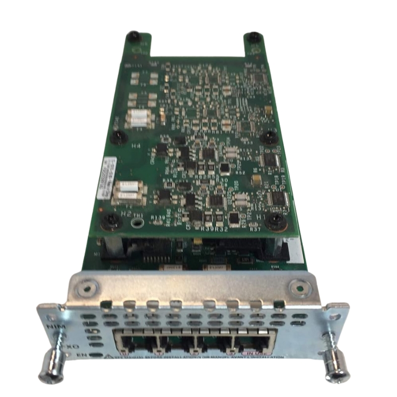 Cisco NIM-4FXO 4 Ports Interface Module. Excellent Refurbished