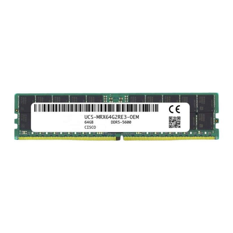 UCS-MRX64G2RE3 Cisco DIMM 64GB 288-Pin 5600 Mt/s New