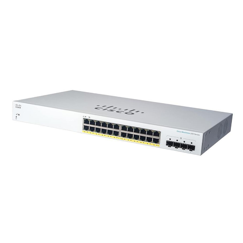 Cisco CBS220-24P-4G 24 Ports Smart Switch Gigabit New