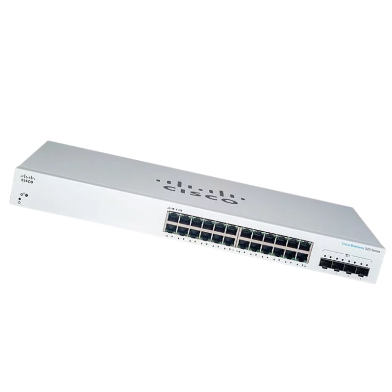 Cisco CBS220-24T-4X 24-Port Managed Network Switch Refurbished