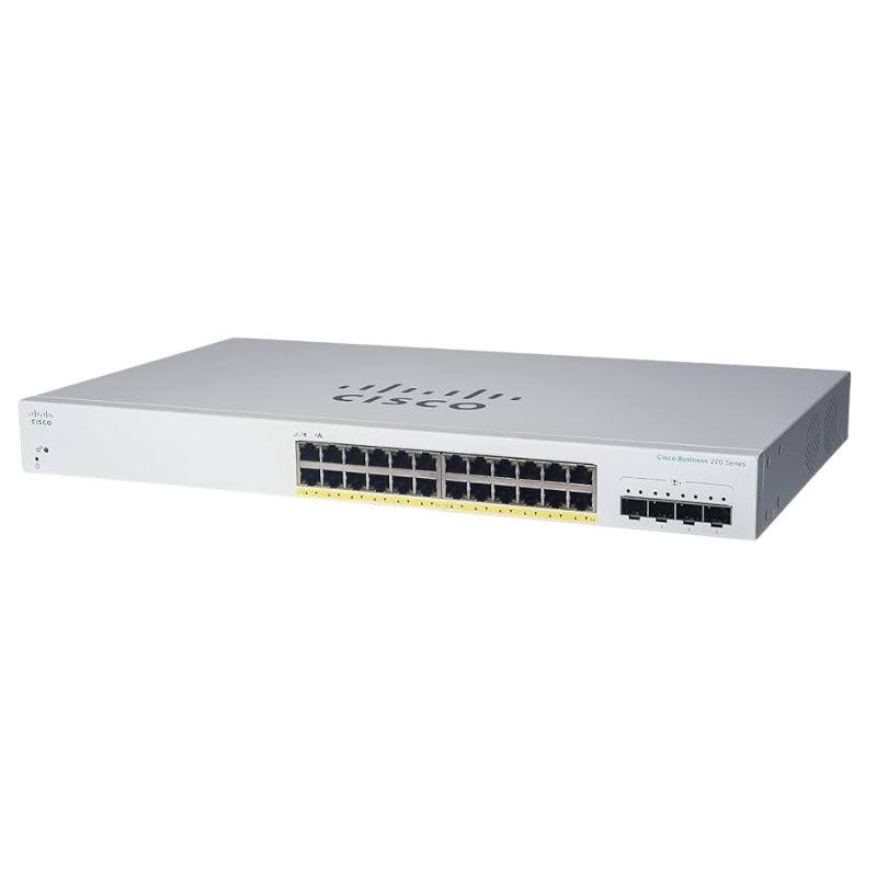 Cisco CBS220-24T-4X 24-Port Managed Network Switch Refurbished