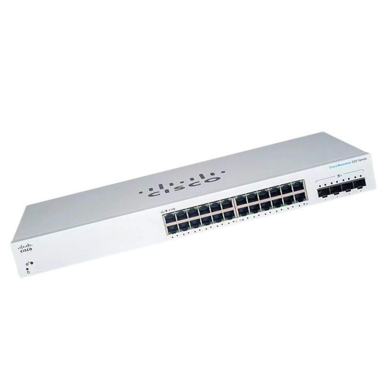 Cisco CBS220-24T-4X 24-Port Managed Network Switch Refurbished