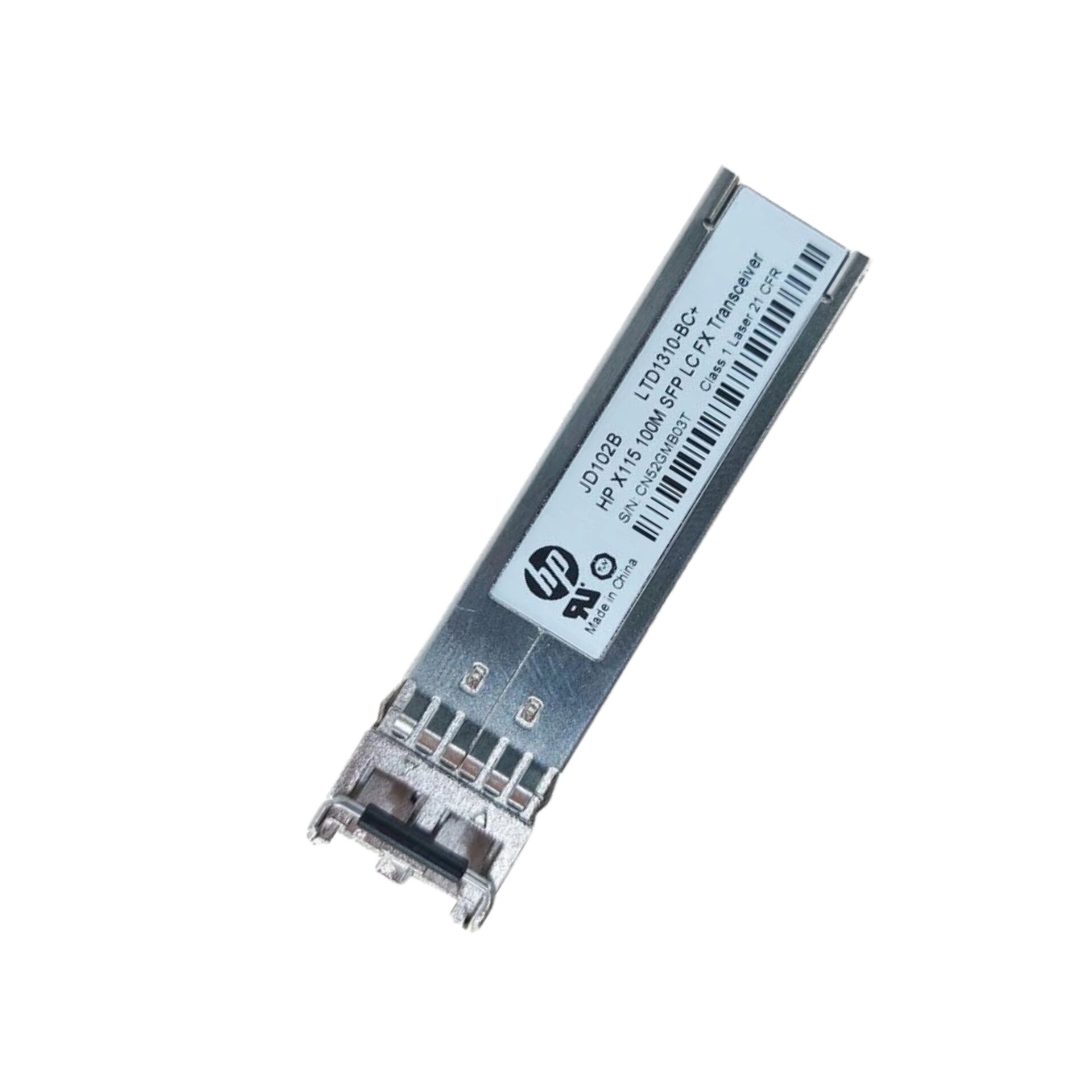 HPE JD102B X110 100M SFP Lc Fx Transceiver. Excellent Refurbished